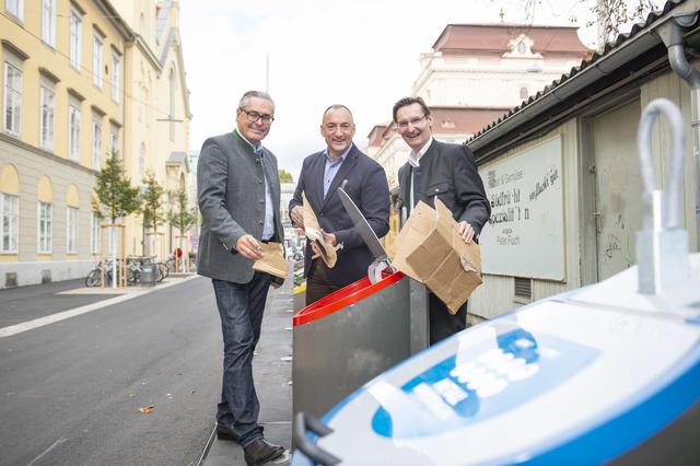 Innovativ: Holding Graz installiert jetzt unterirdische Müllcontainer - Graz