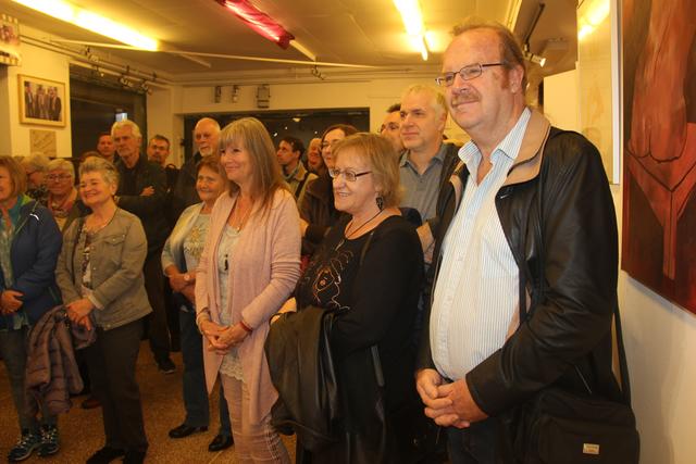 Vernissage im Kunst.Lokal mit erotischen Aquarellen: "Ein Lebenszeichen ...