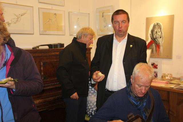 Vernissage im Kunst.Lokal mit erotischen Aquarellen: "Ein Lebenszeichen ...