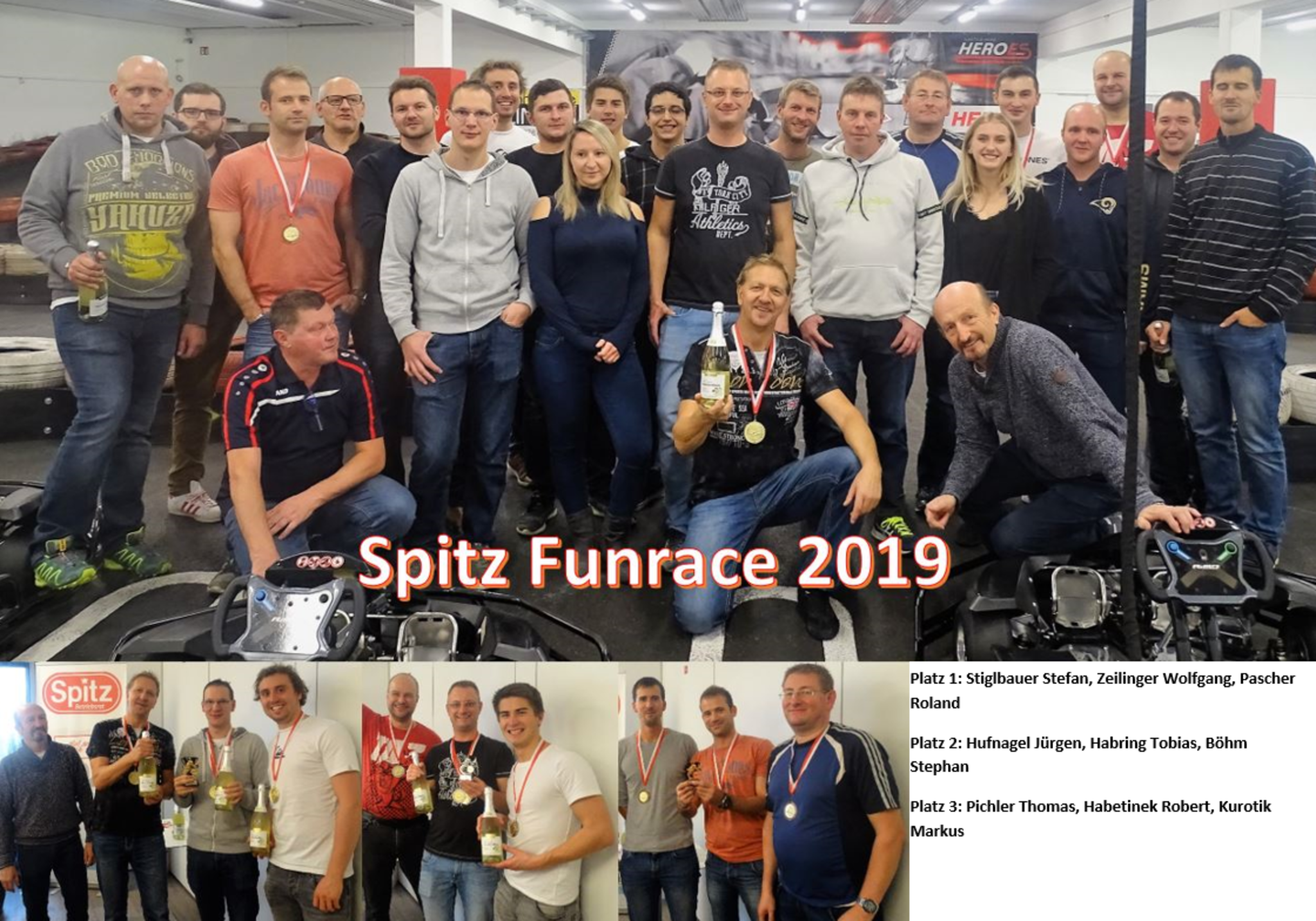 Spitz Betriebssport: Acht Teams beim Spitz Funrace in der Heroes ...