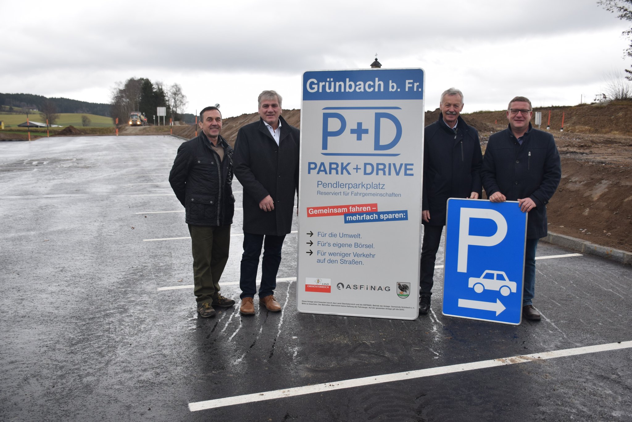 VERKEHR: Park-&-Drive-Anlage mit 58 Stellflächen - Freistadt
