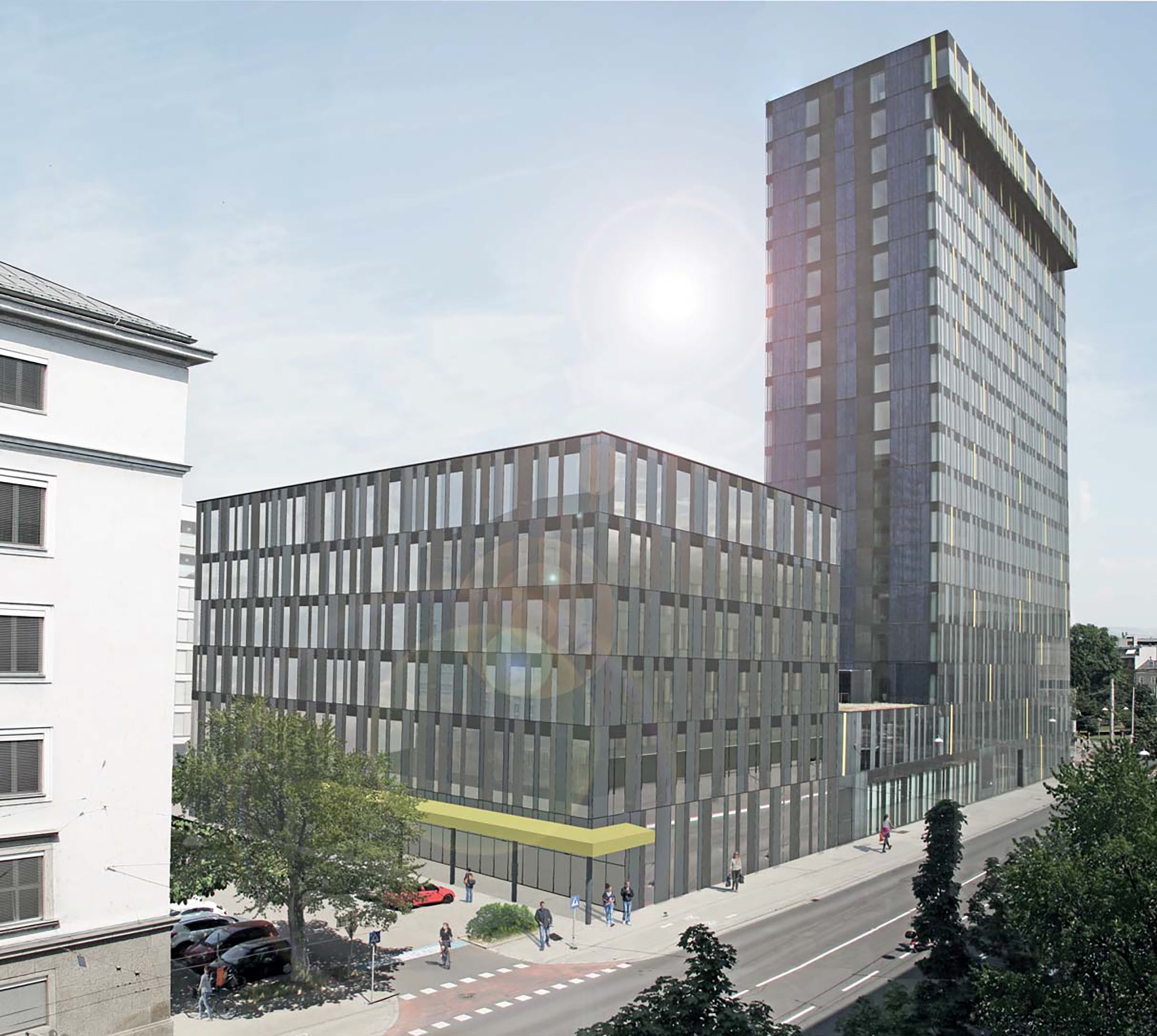 Gestaltungsbeirat: Energie AG-Power Tower erhält Zubau - Linz