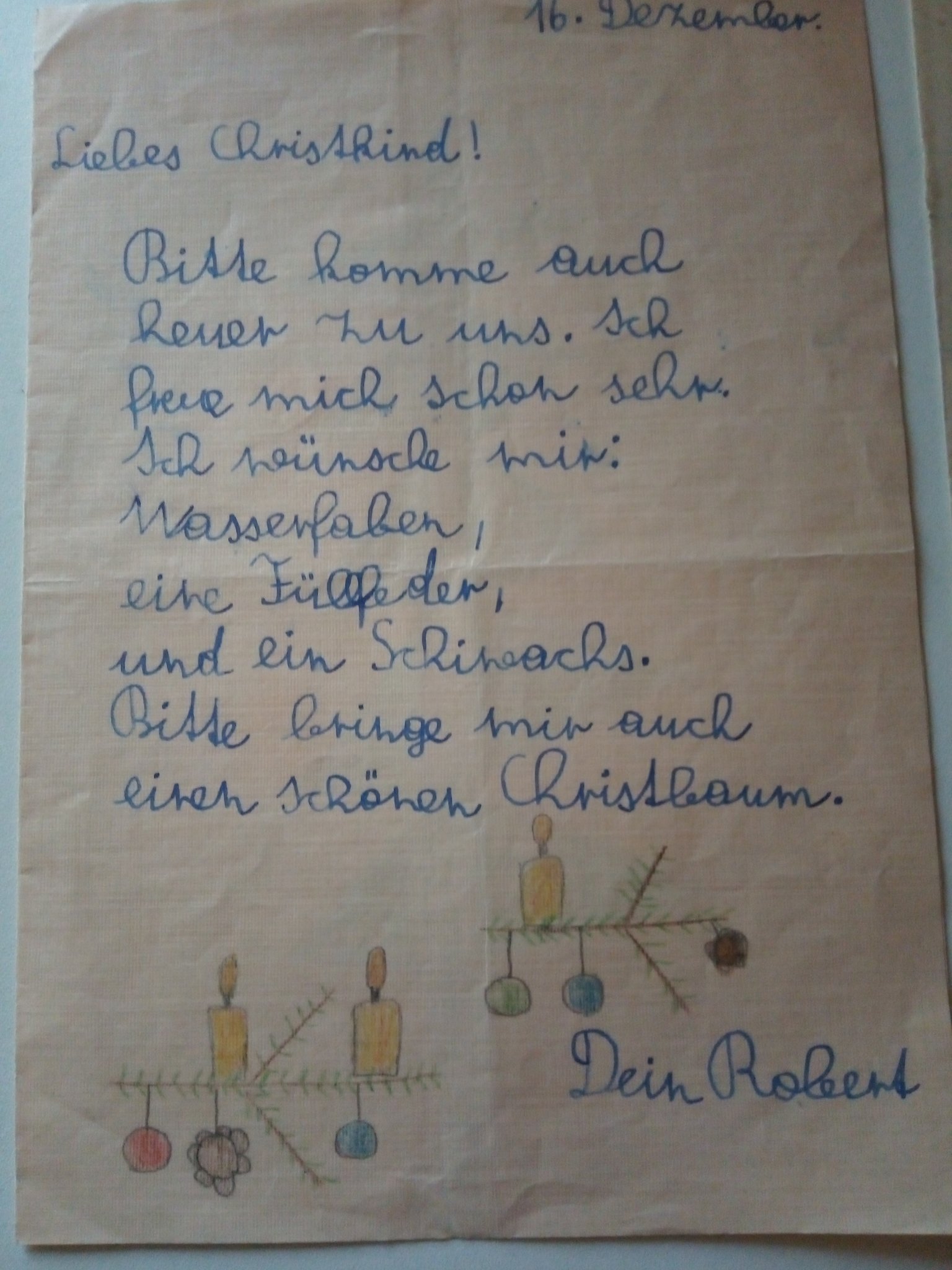 BRIEF(E) AN DAS CHRISTKIND vor 56 und 57 Jahren!: BRIEF(E) AN DAS ...