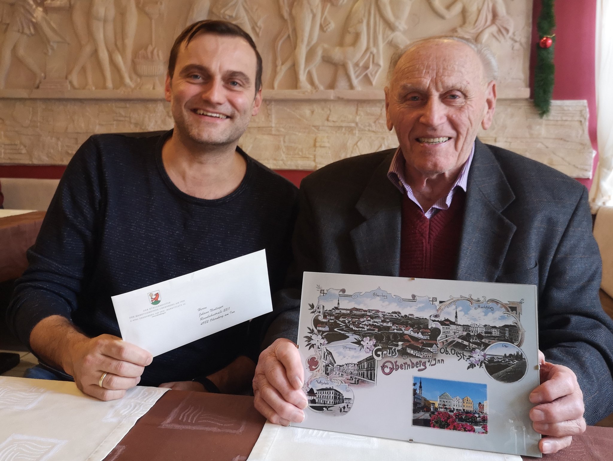 Obernberg am Inn feiert seine ,,runden" Bewohner: Herzlichen ...