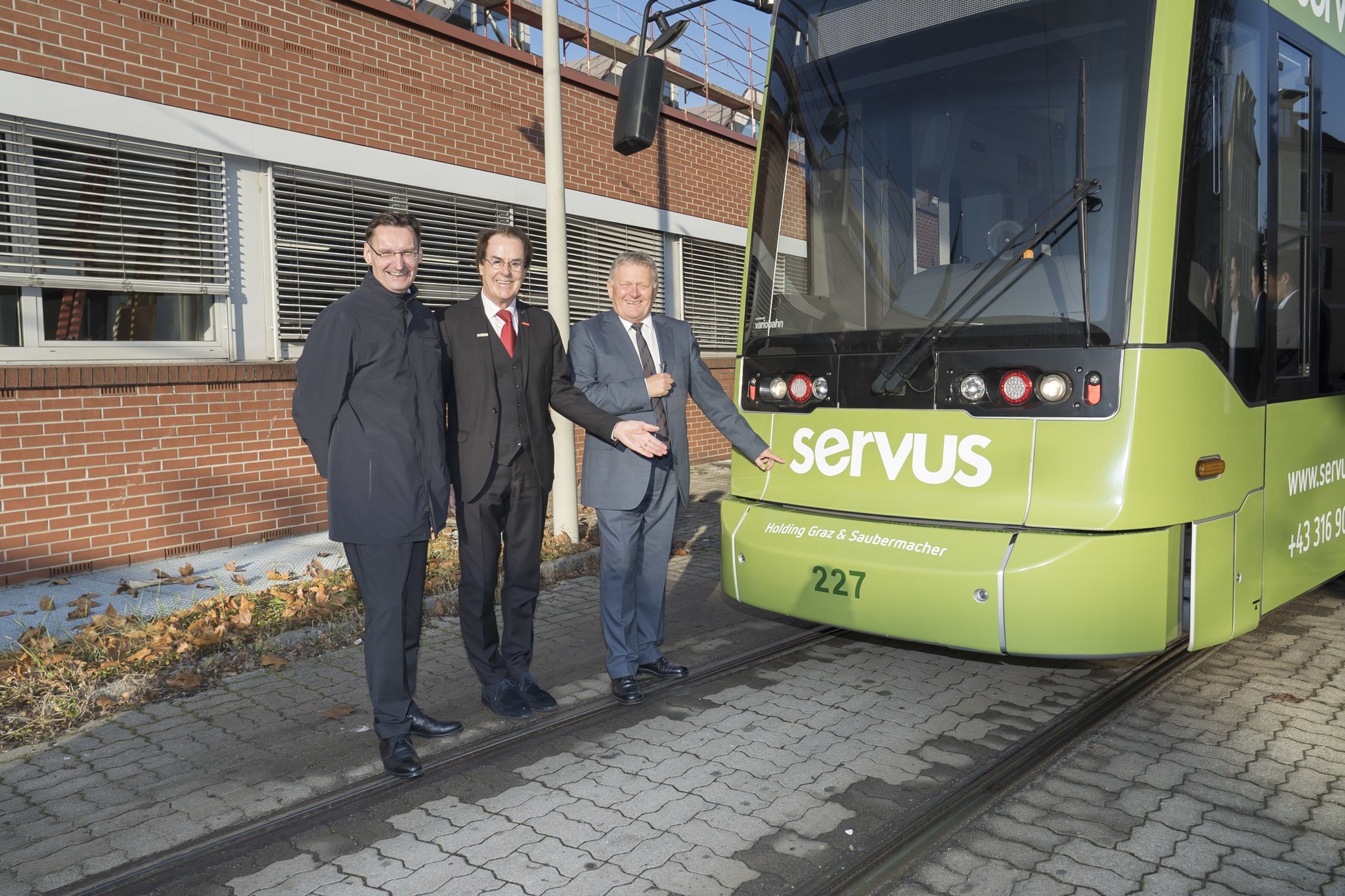 Eine neue Bim sagt leise "Servus" - Graz