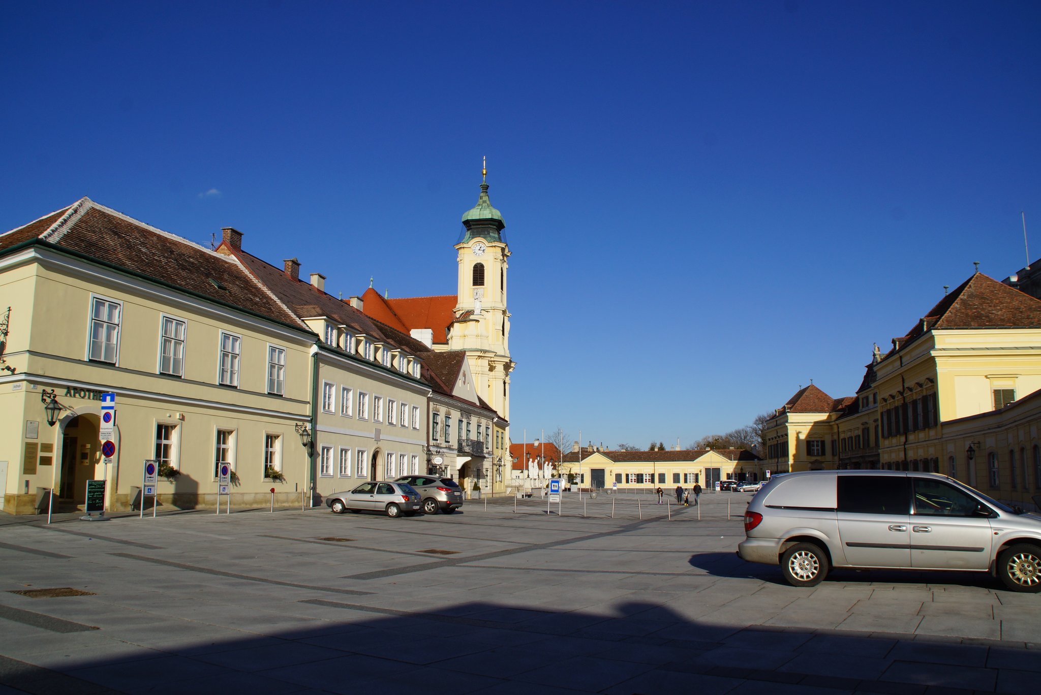 Laxenburg: Winterliches Laxenburg - Liesing
