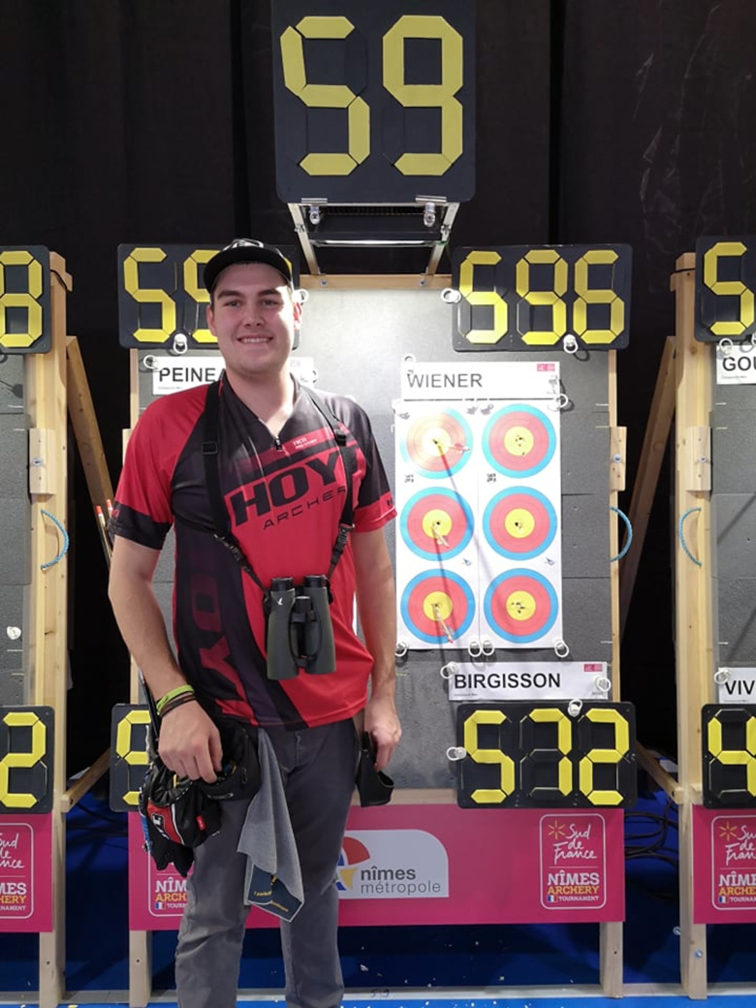 Bogenschießen: Nico Wiener belegte in Nimes Platz 17 - Oberwart
