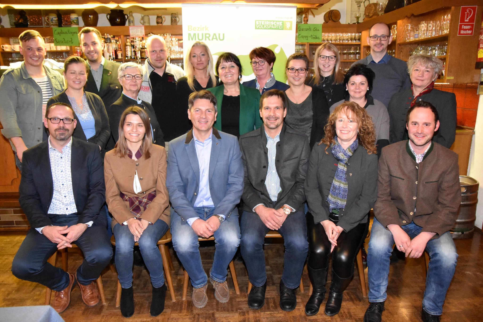 Ortsparteitag in Niederwölz: Bürgermeister Albert Brunner präsentiert ...