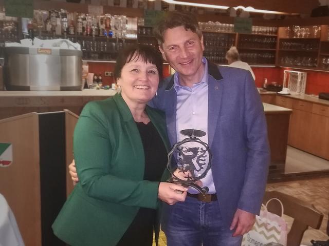 Ortsparteitag in Niederwölz: Bürgermeister Albert Brunner präsentiert ...