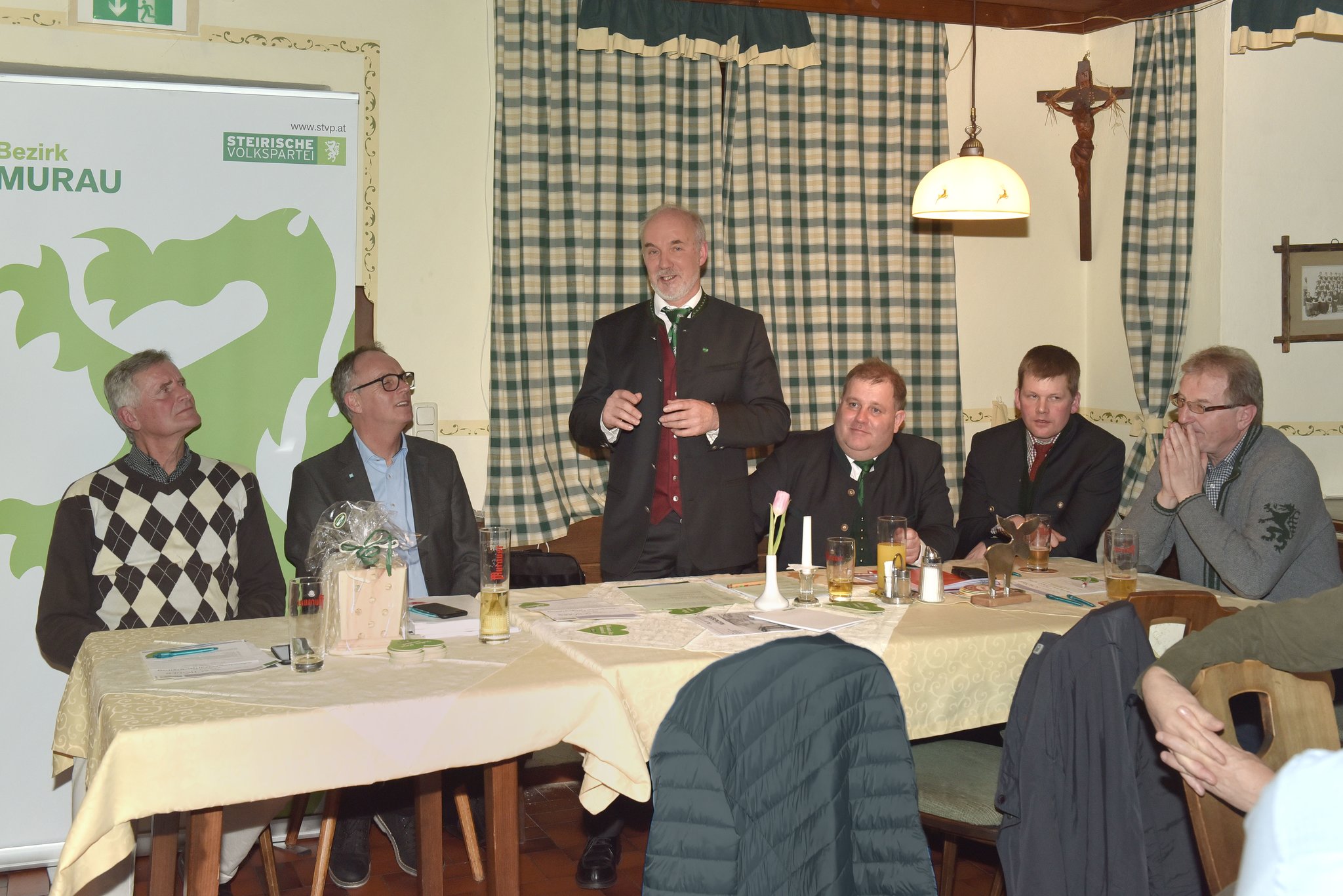 Ortsparteitag in Schöder: Bürgermeister Rudi Mürzl präsentierte seine ...