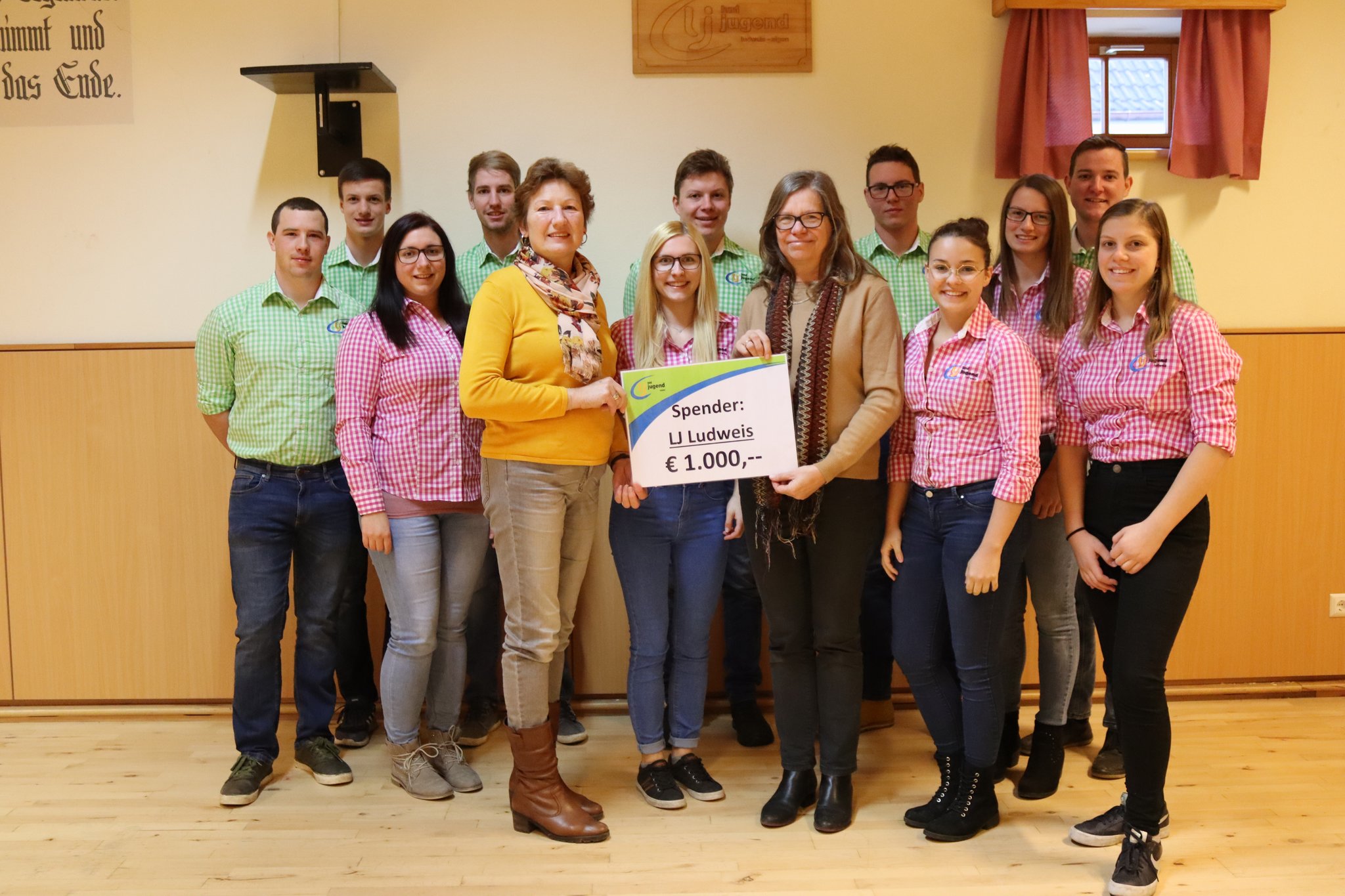 Landjugend Ludweis: Spendenübergabe an Verein Ich bin Ich Horn - Horn