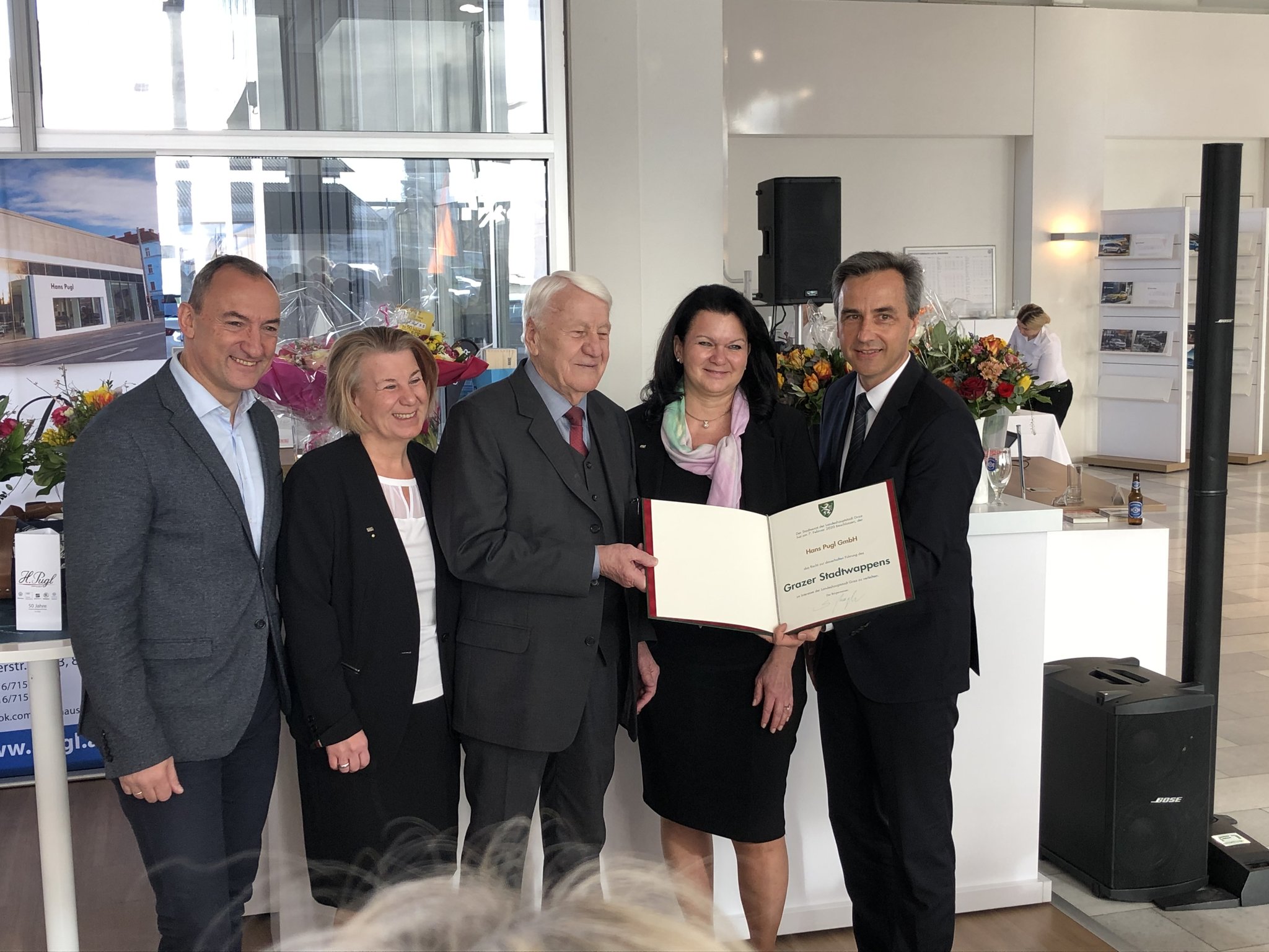 Authaus Pugl: Stadtwappen zum Jubiläum - Graz