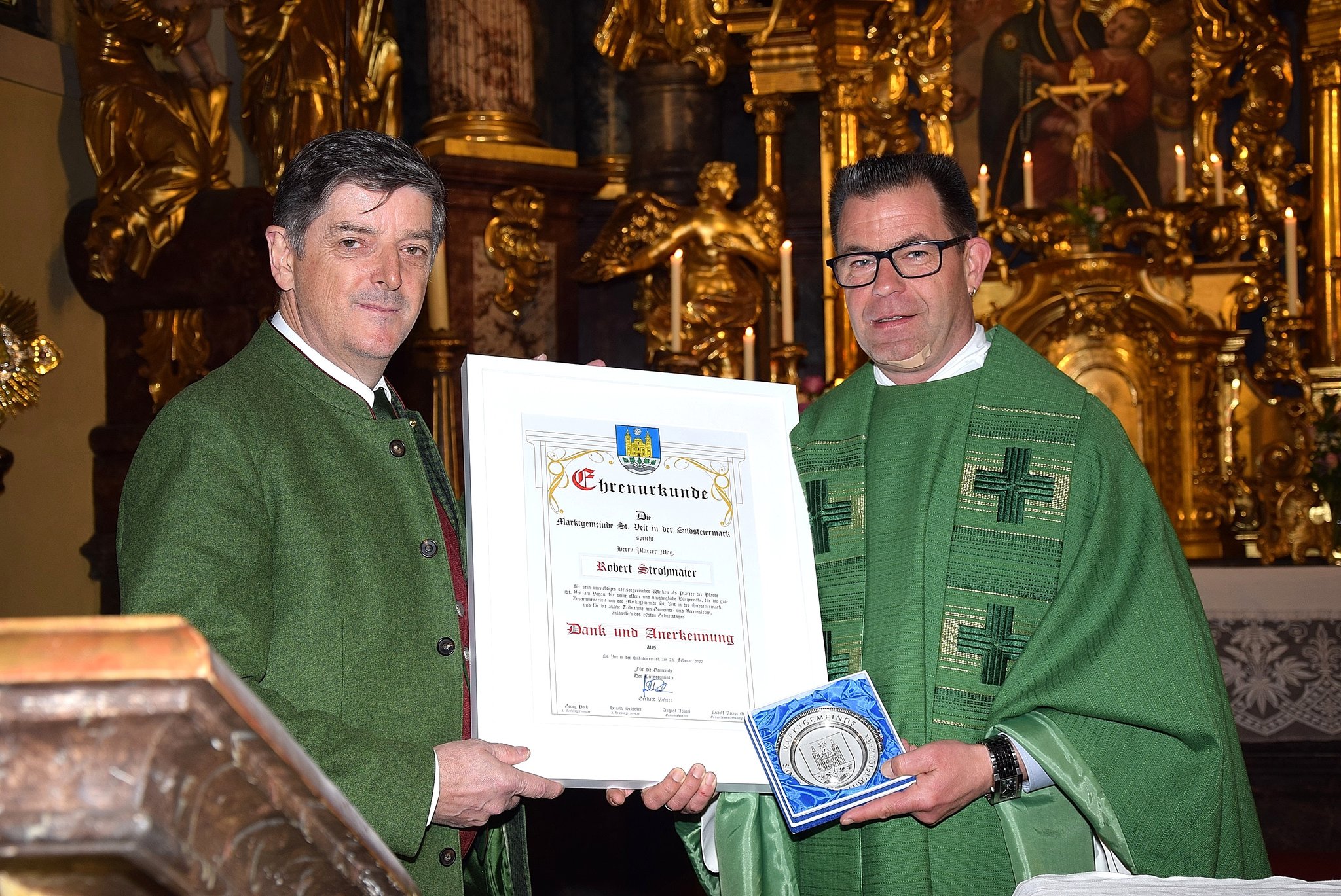 Pfarrer Robert Strohmaier feierte 50. Geburtstag - Leibnitz
