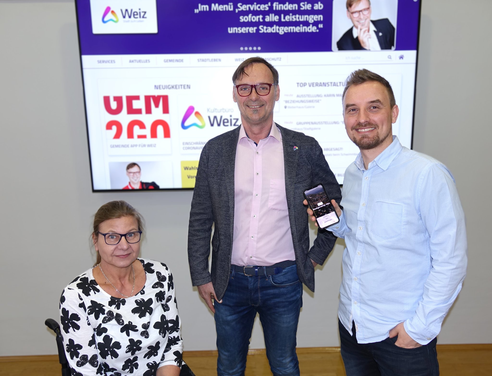 Neue App & Homepage: So sind Weizer immer uptodate - Weiz