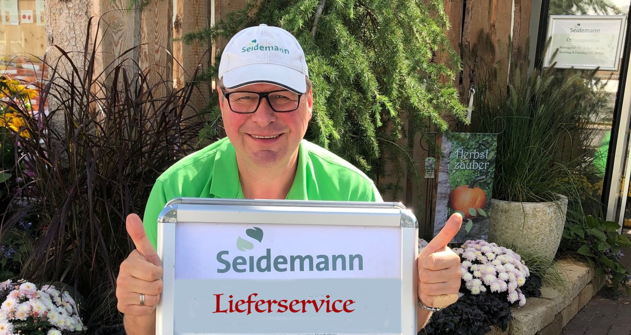 Seidemann-Sonderservice: Pflanzen und Blumen bis vor die Haustür ...