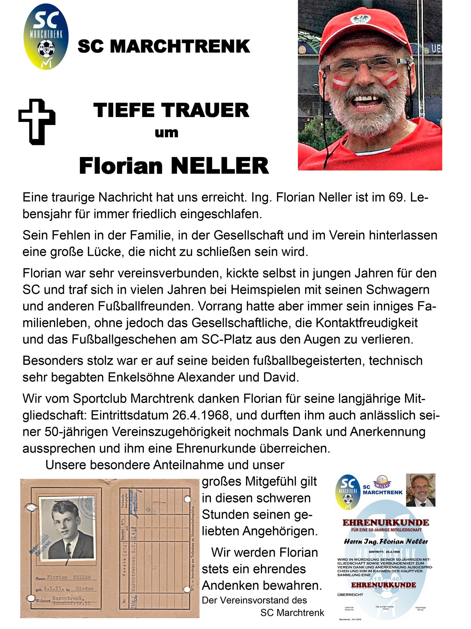 Todesfall: Tiefe Trauer um Ing. Florian Neller - Wels & Wels Land