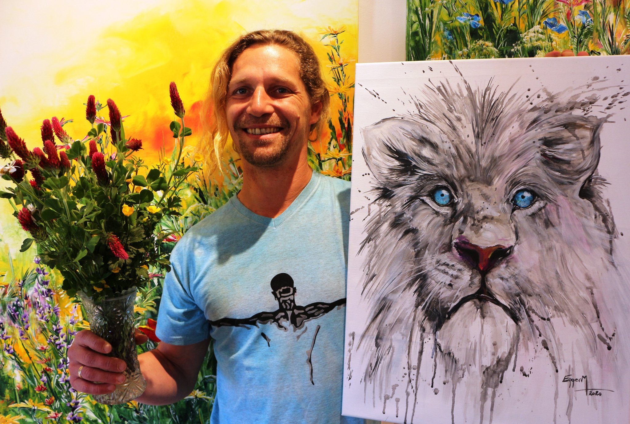 Muttertag bei Martin Egger: Neustart im Atelier des Neusiedler Künstlers - Neusiedl am See