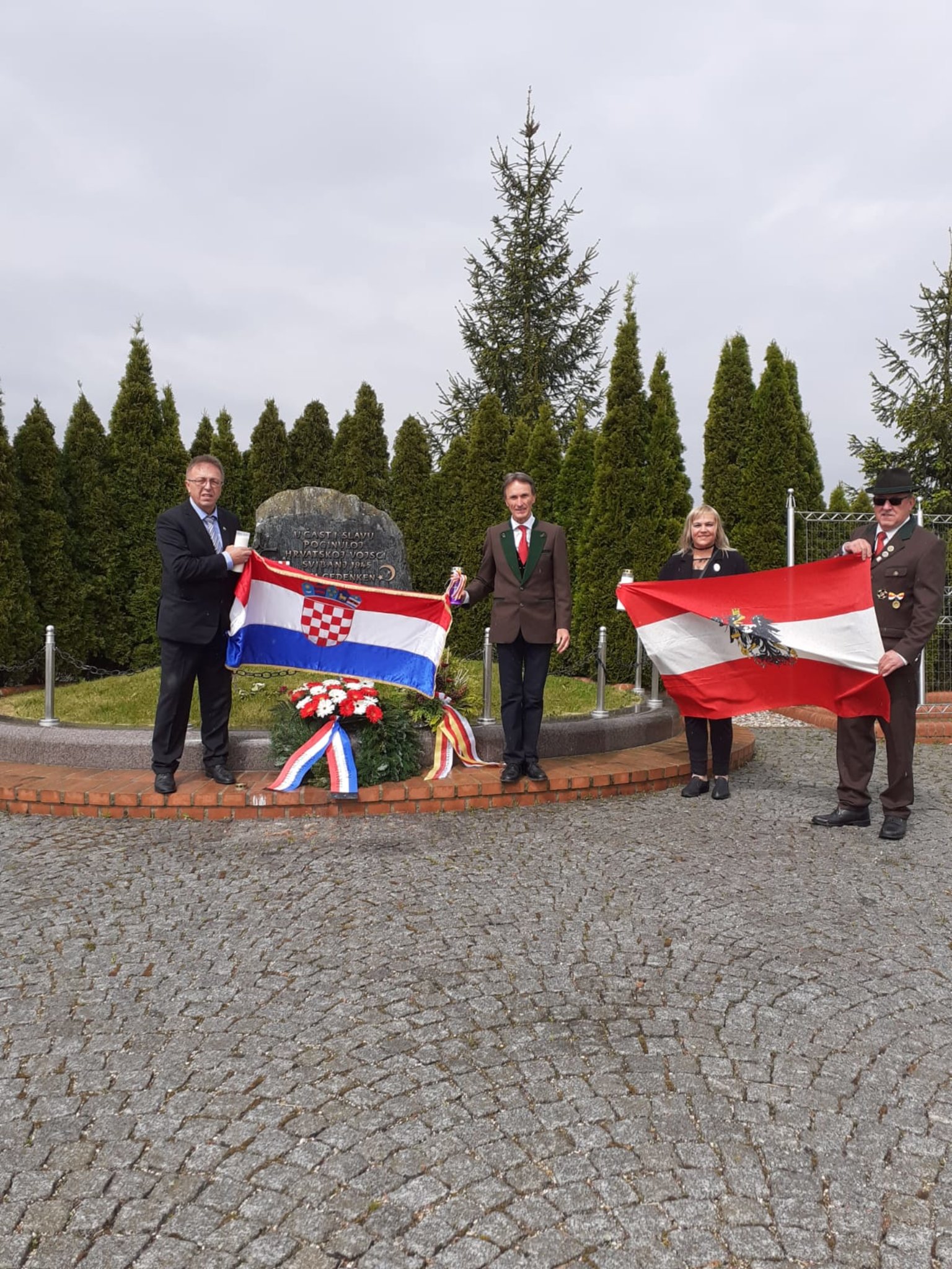 Bleiburg Massaker 1945;Opfergedenken 2020; Kroaten Gedenken: Kärntner ...