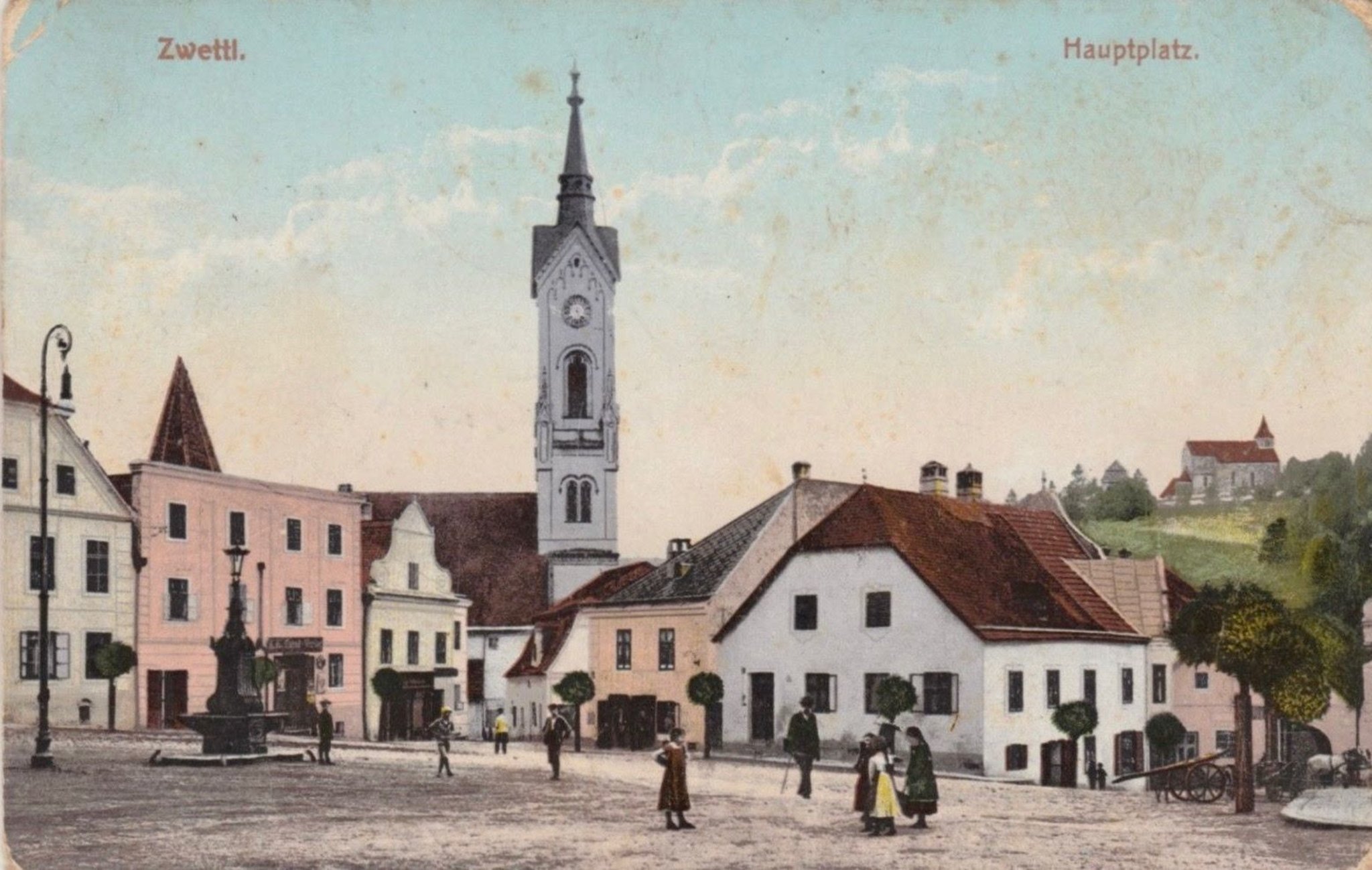 Damals & Heute:: Der Hauptplatz in Zwettl - Zwettl