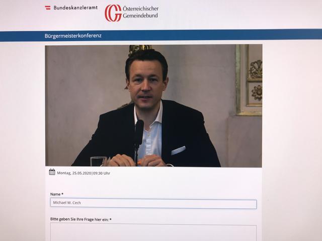 Fördergeld auch für den Bezirk: Bürgermeister Michael Cech nimmt am ...