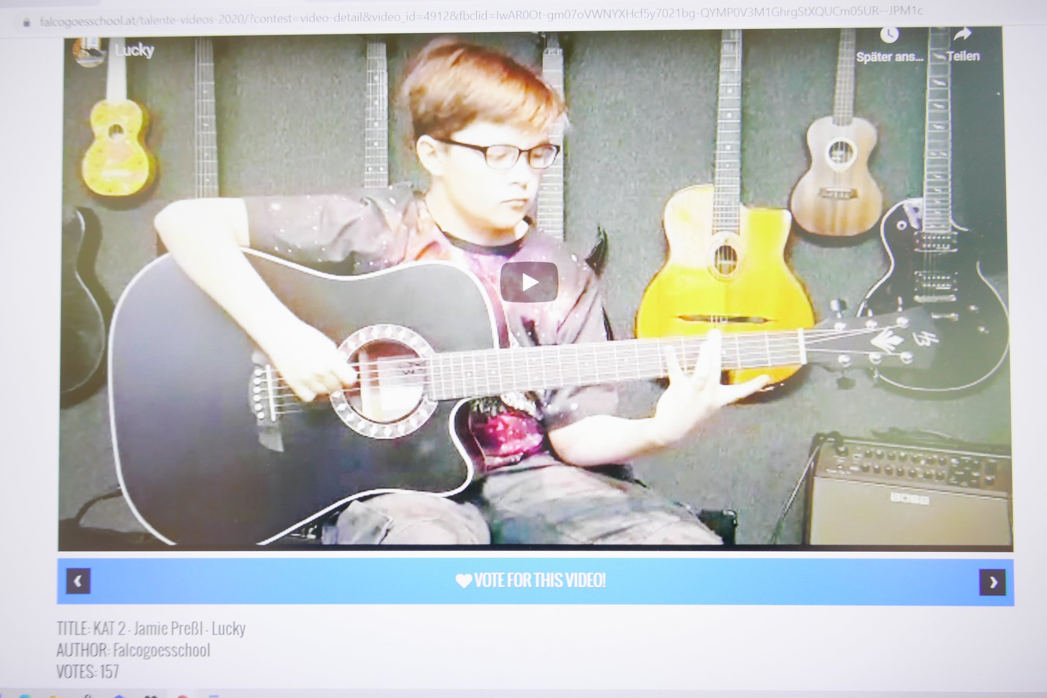 Junges Ehrwalder Talent ist dabei ...: Jamie nimmt an "Falco goes ...