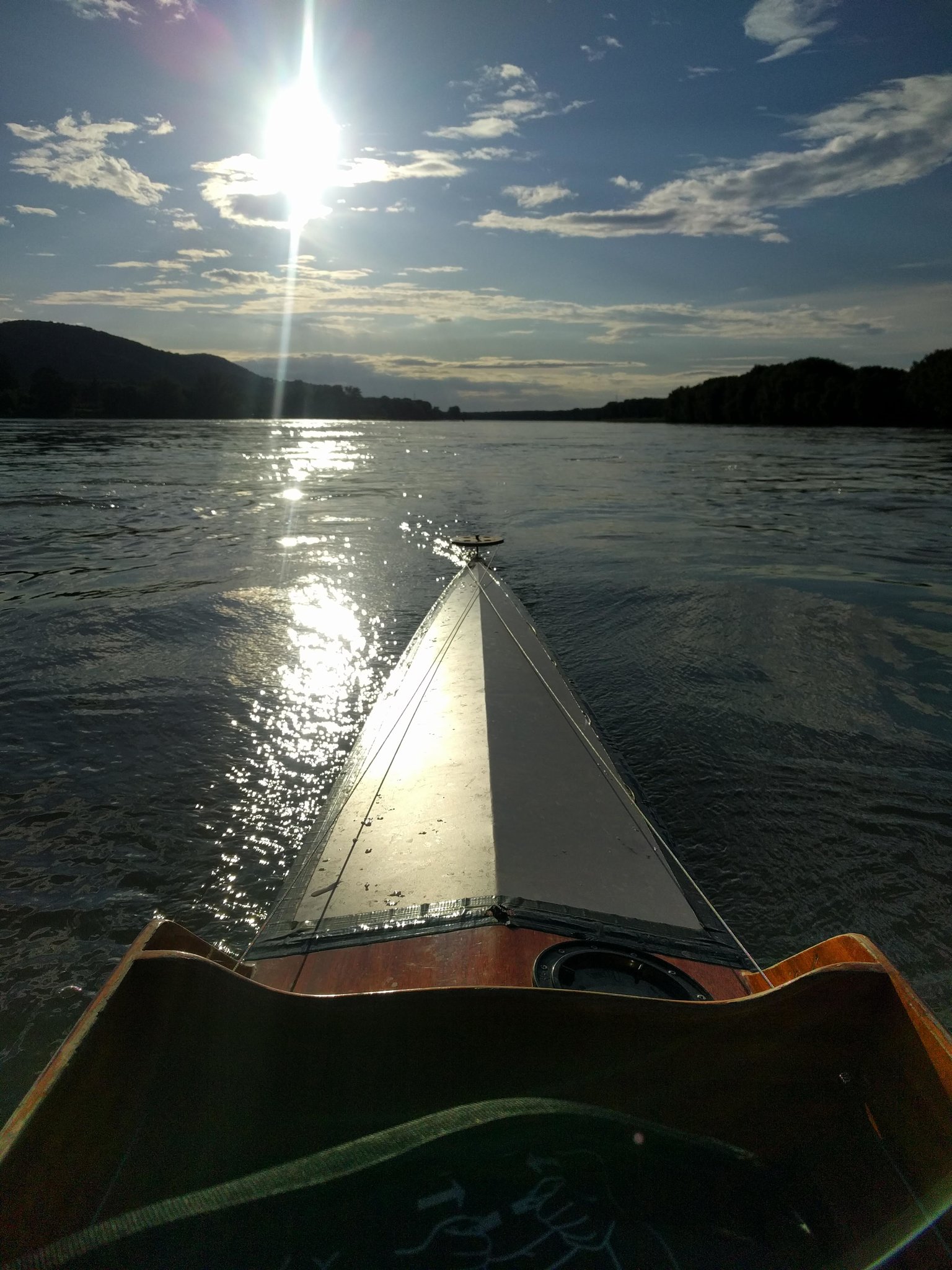 Pegelstand und Sommerregen - Klosterneuburg