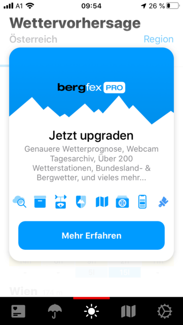App-Tipp: Bergfex – Die Wetter-App - Tirol