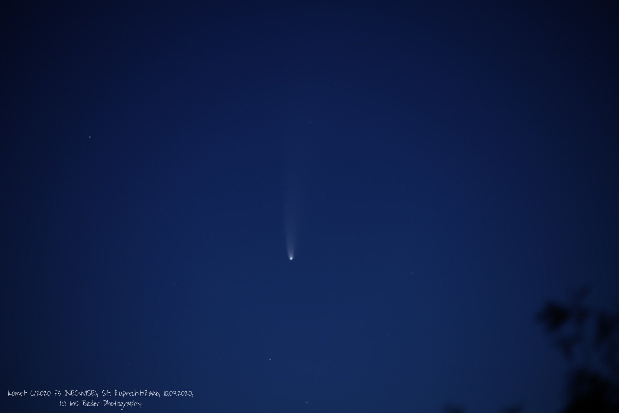Komet C/2020 F3 (NEOWISE) sichtbar auch über der Steiermark - Weiz
