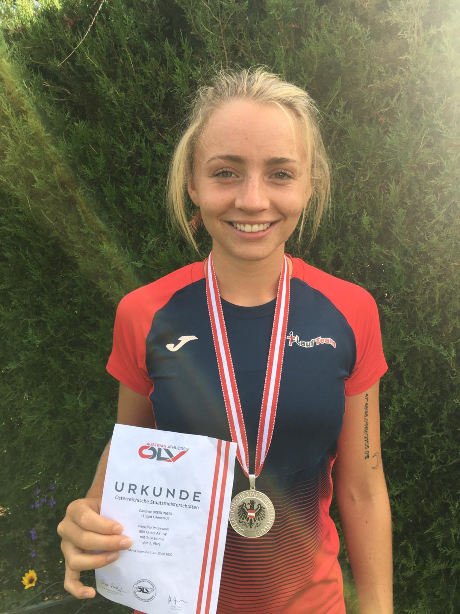 Trausdorf: Caroline Bredlinger Vizestaatsmeisterin über 800 Meter ...