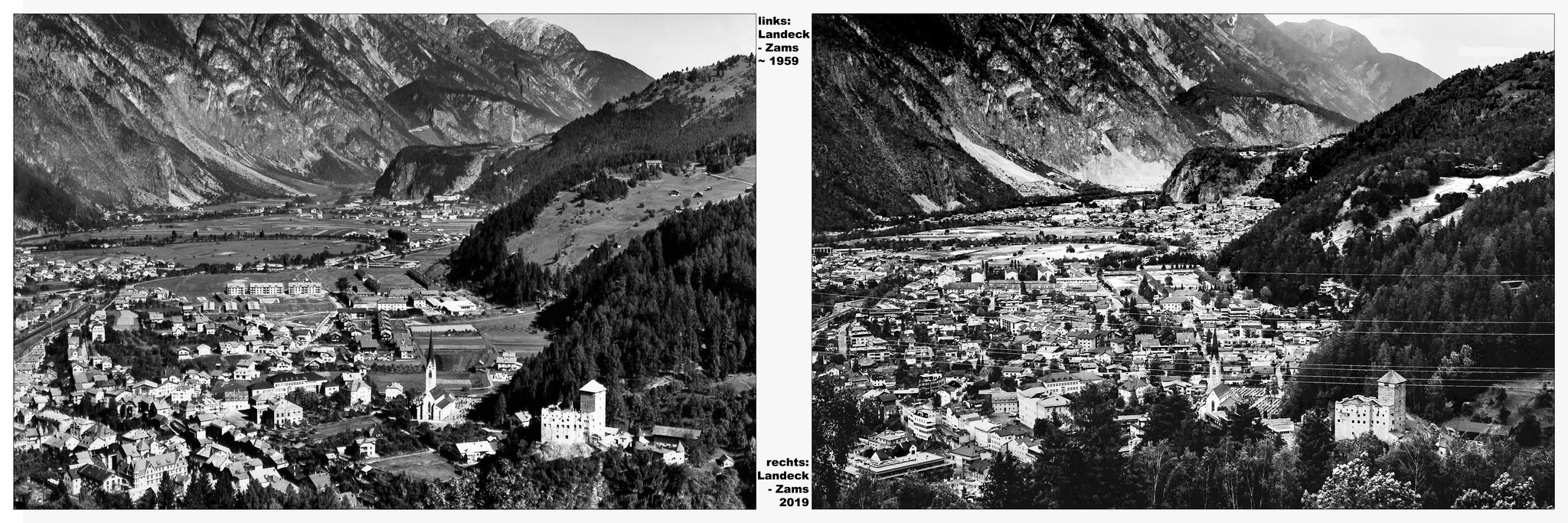 DOKUMENTATION 60 JAHRE TALKESSEL LANDECK - ZAMS: Landeck - Zams vor 60 ...