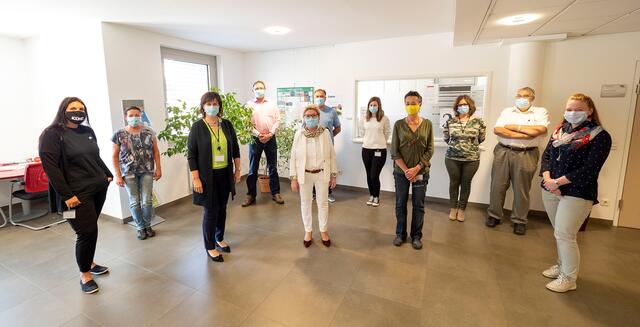 Stadträtin Erika Buchinger besuchte am Donnerstag das Gesundheitsamt im ...
