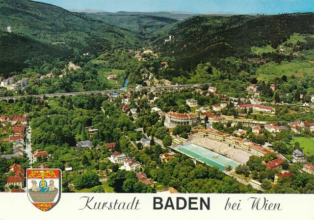Damals & Heute DAS THERMALSTRANDBAD in BADEN bei WIEN um 1925 bis 2020 ...