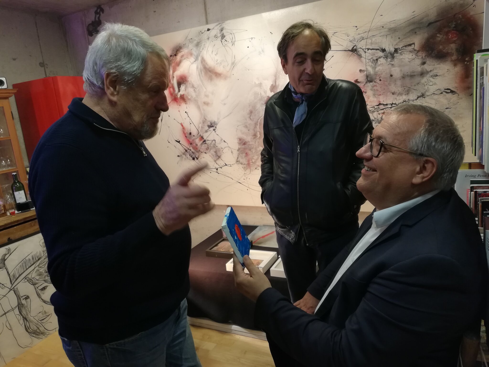 Paul Gulda in der Galerie DÈcole: Paul Gulda zu Besuch in der Galerie ...