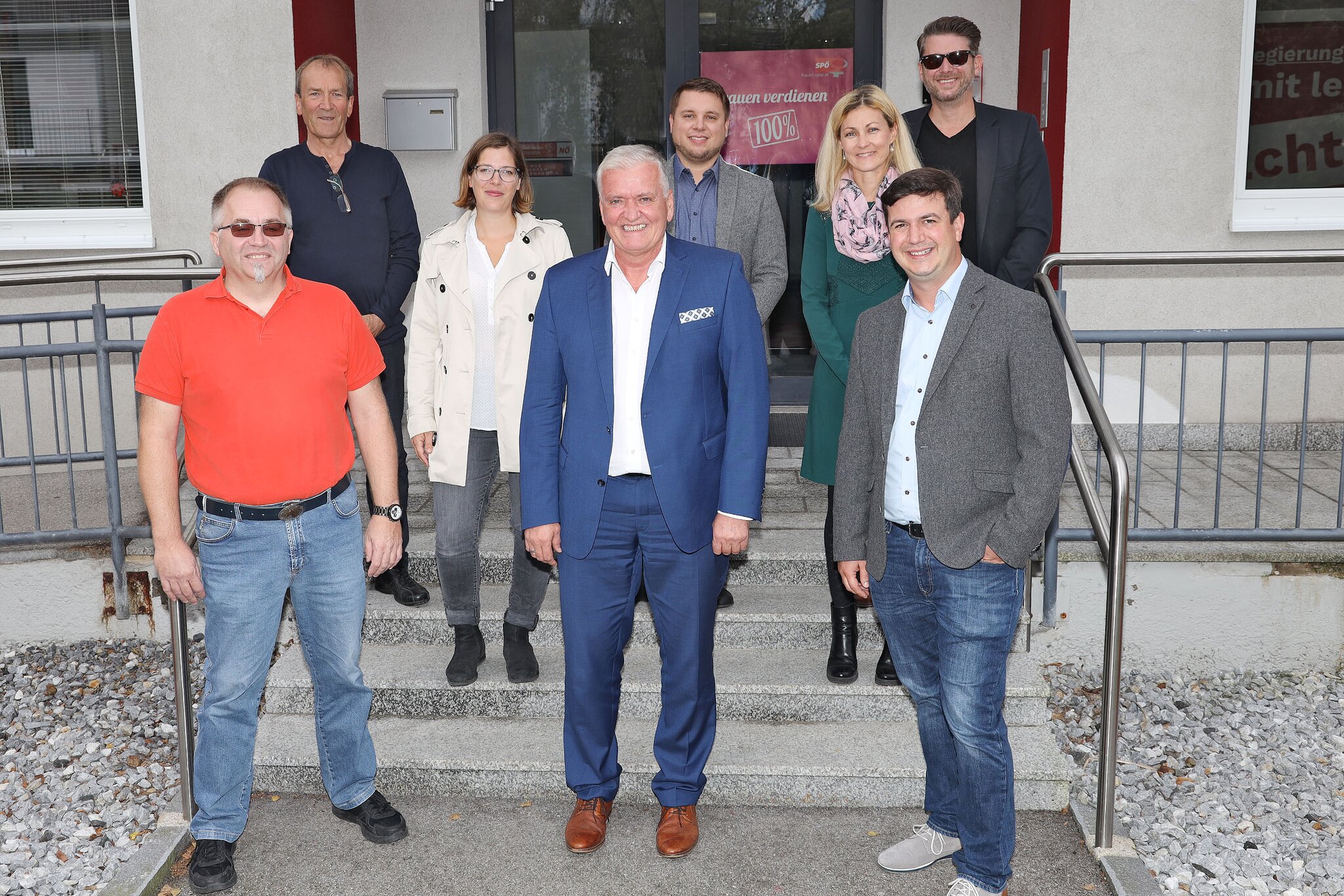 Besuch: Franz Schnabl begrüßt Gäste aus Michelhausen - Tulln