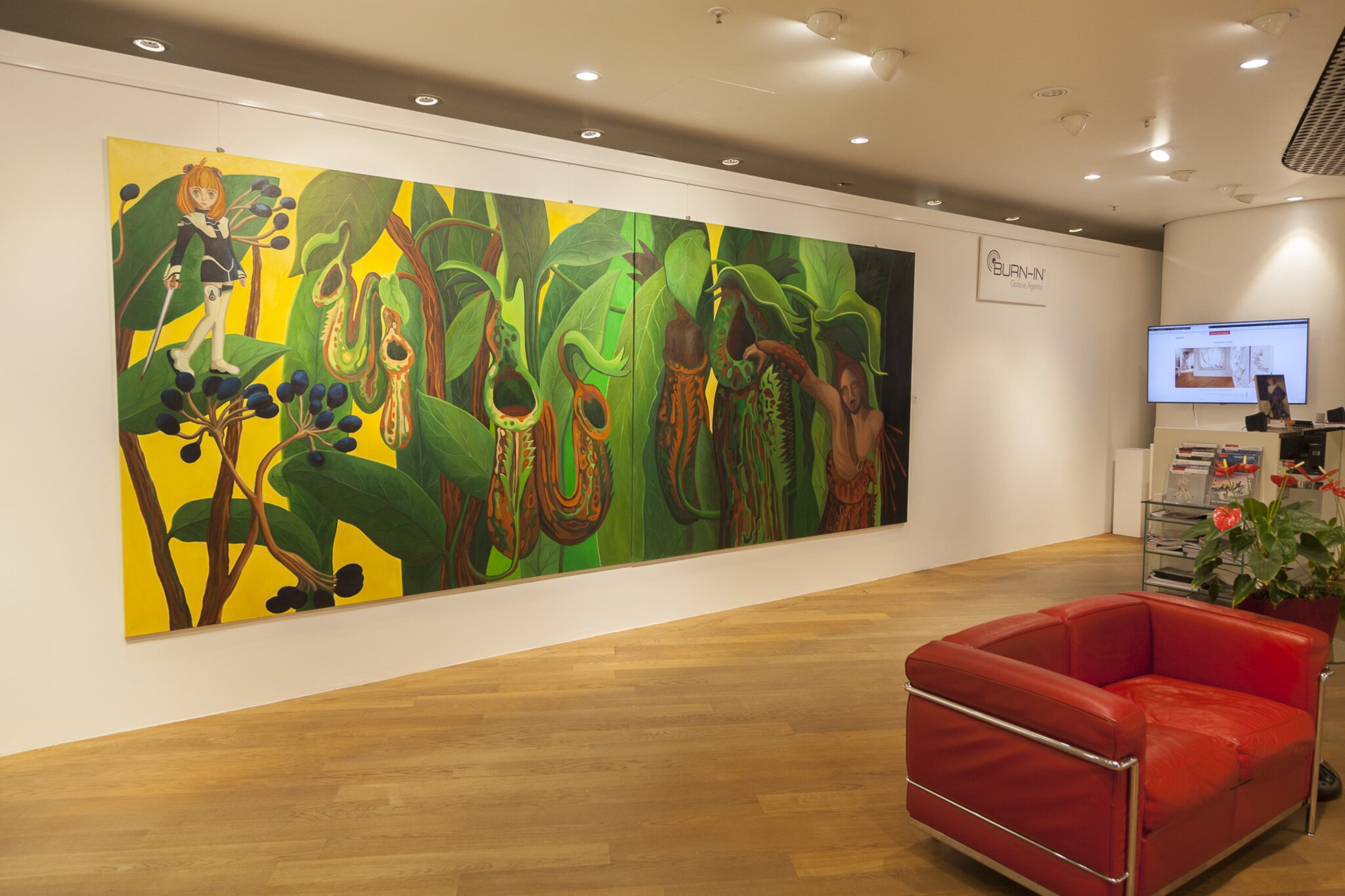 BURN-IN Ausstellung Herr Biedermann & Frau Grün: Ellen Semen - Neubau