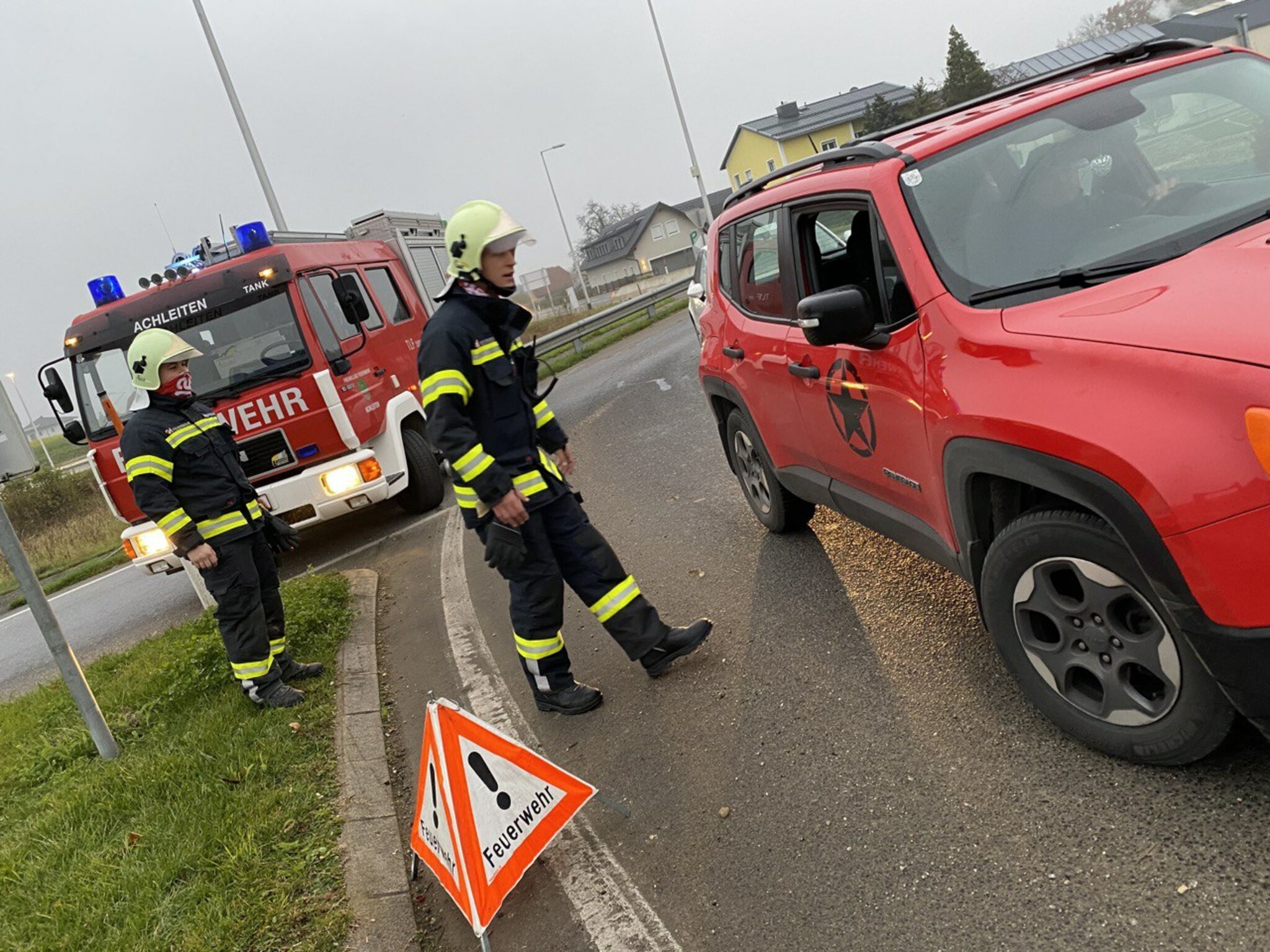 Zwei Verletzte bei Verkehrsunfall auf der B122 - Kirchdorf