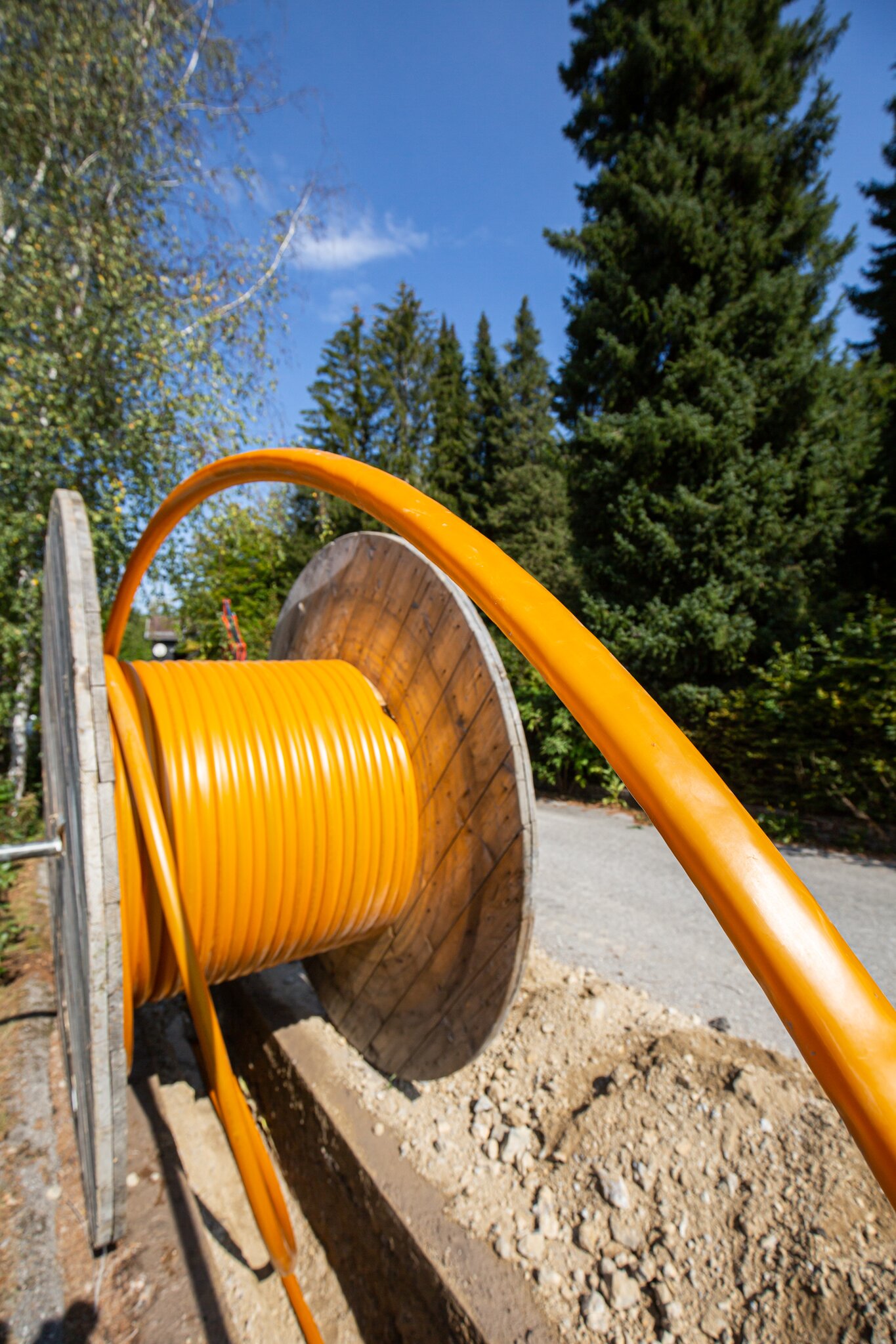 Glasfaserausbau von A1 in Litschau vor Abschluss - Gmünd