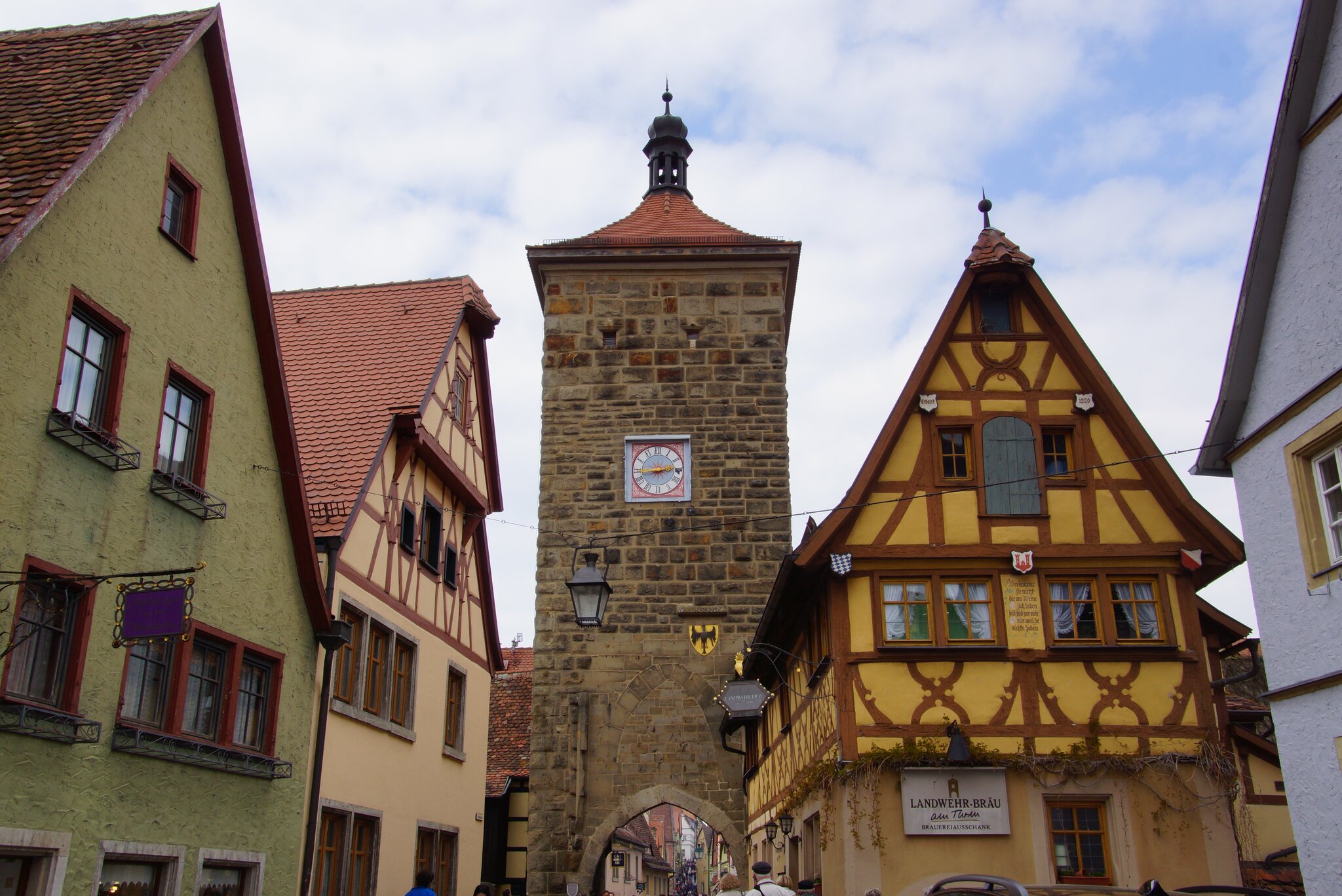 Rothenburg ob der Tauber: Das Plönlein - Liesing
