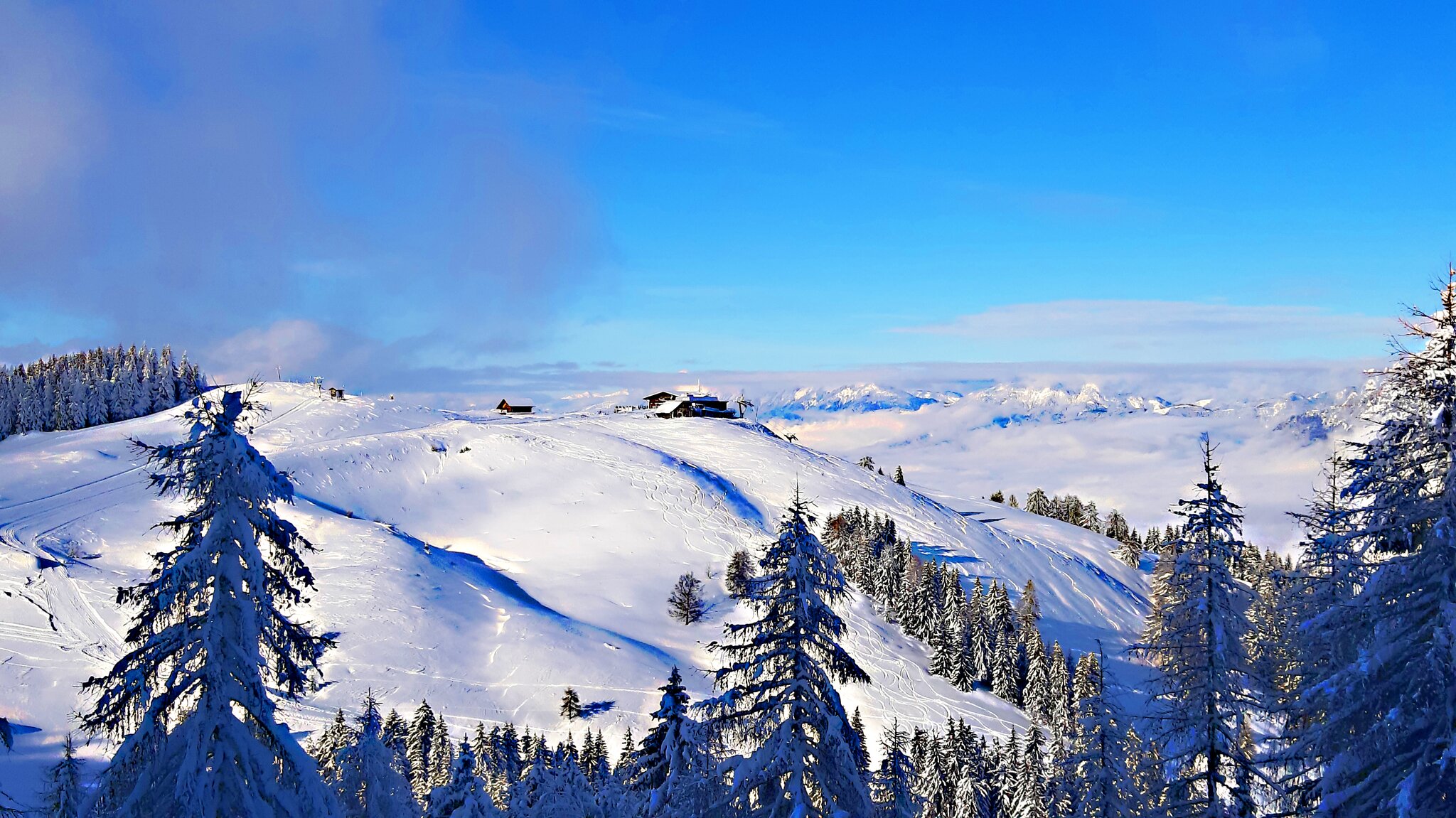 Skitour vom Wurzenpass zum Taubenkogel: Vom Wurzenpass zur Bergstation ...