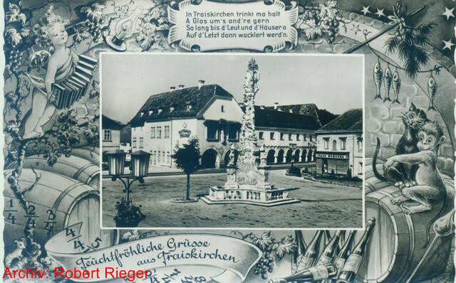 Archiv: Damals & Heute: Der HAUPTPLATZ in TRAISKIRCHEN von 1400 - 2020 ...