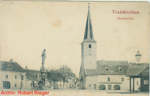 Archiv: Damals & Heute: Der HAUPTPLATZ in TRAISKIRCHEN von 1400 - 2020 ...