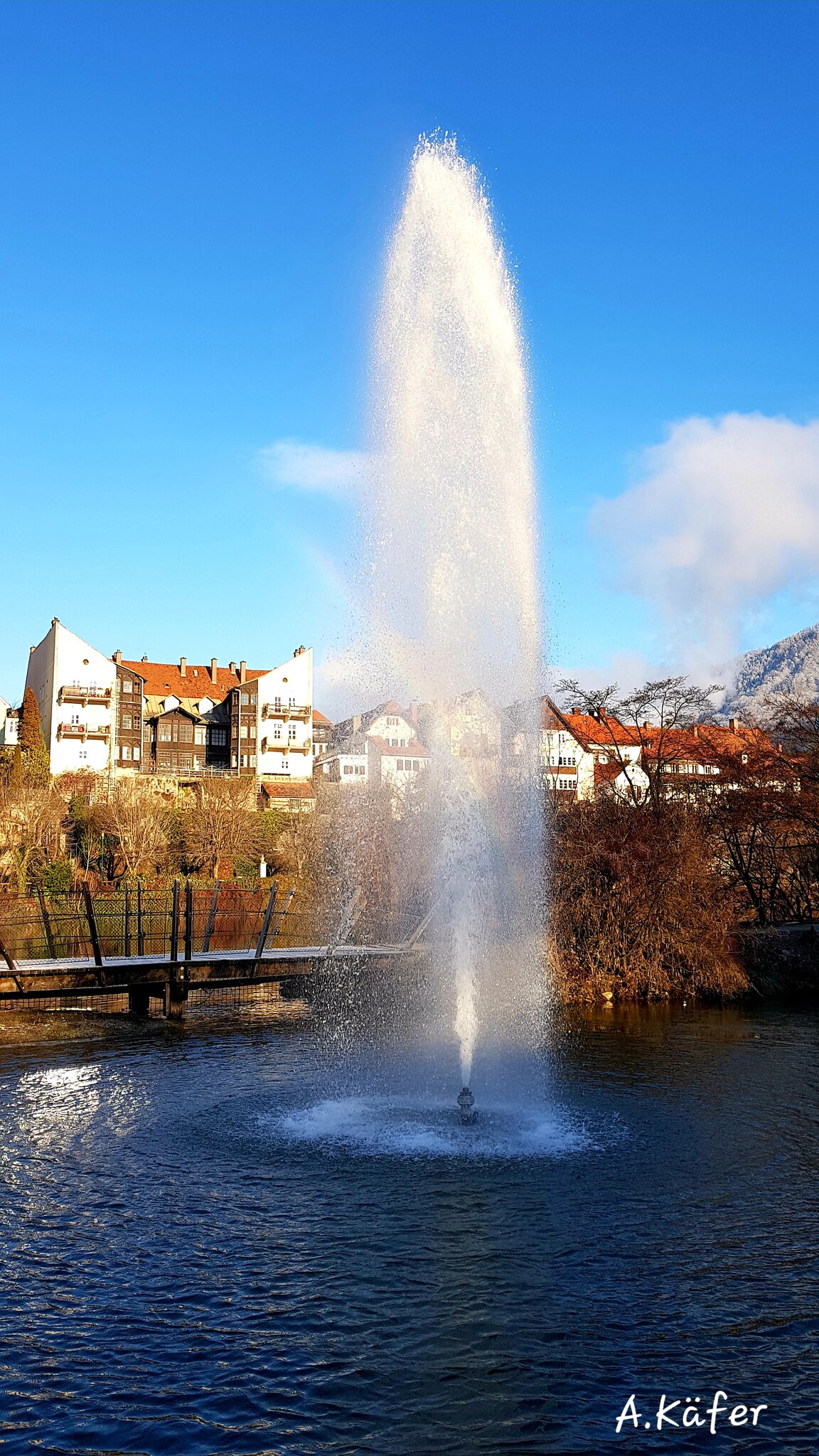 Springbrunnen in Frohnleiten ist auch im Winter eingeschaltet - Graz ...