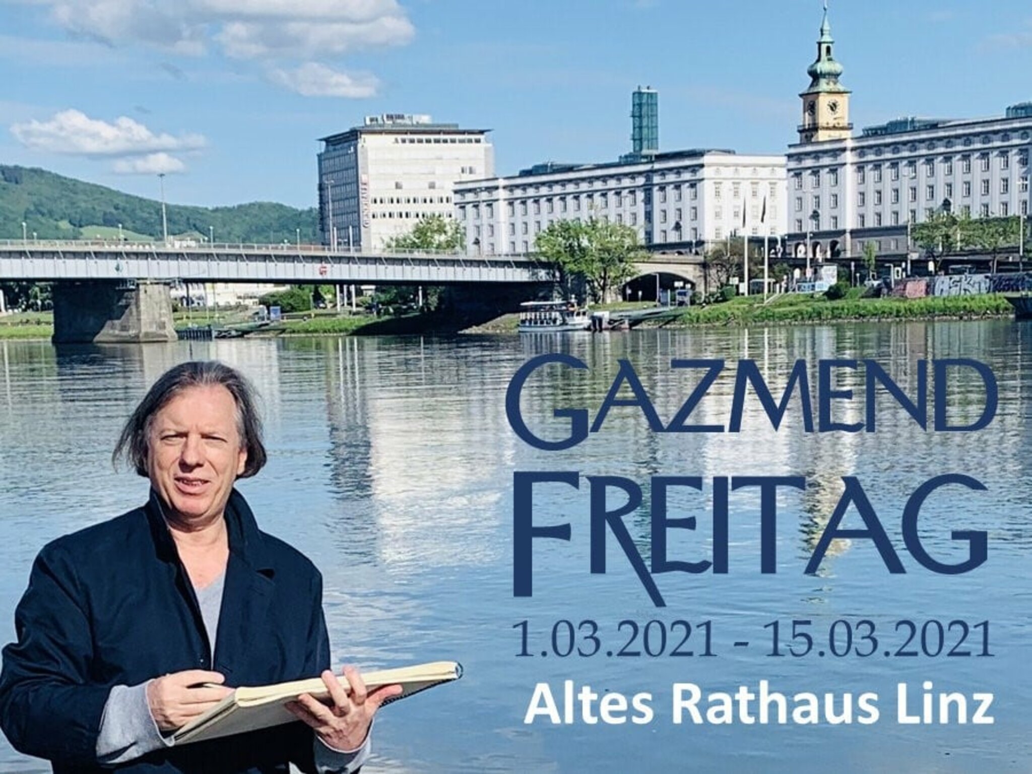 Künstler Gazmend Freitag: MEIN LINZ - DIE ERÖFFNUNG DER AUSSTELLUNG ...