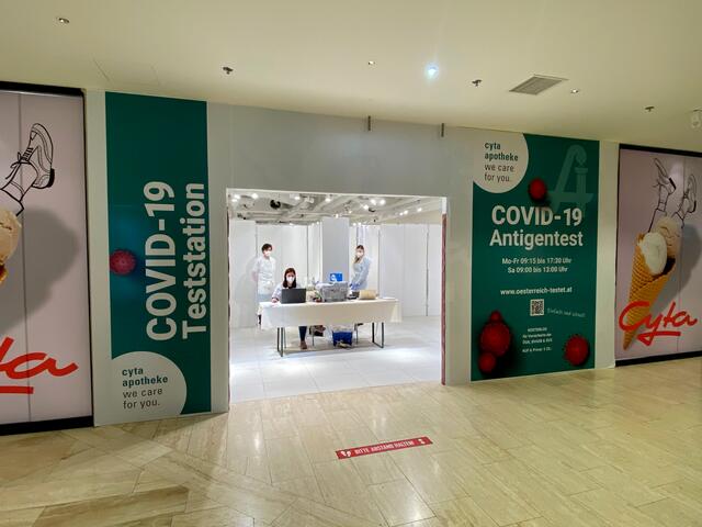 Corona-Test: Fixe Teststation im CYTA Völs - Westliches Mittelgebirge