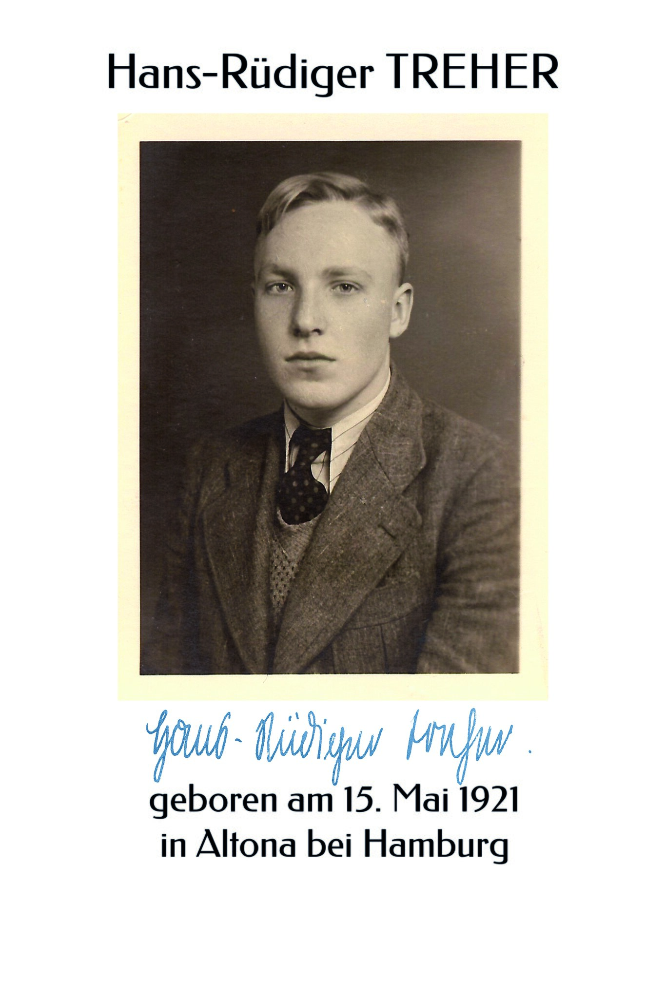 Hans Rüdiger Treher wäre heuer 100…: Hans Rüdiger Treher wäre heuer 100 ...