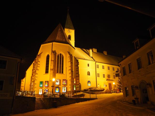 Damals & Heute:: Kirche in Schönbach - Zwettl