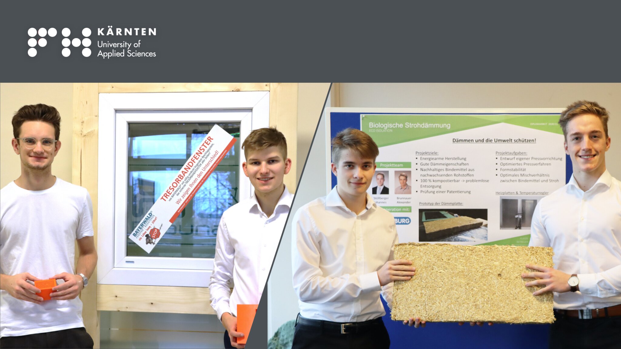 HTL Braunau: Mit Stroh und Künstlicher Intelligenz erfolgreich - Braunau