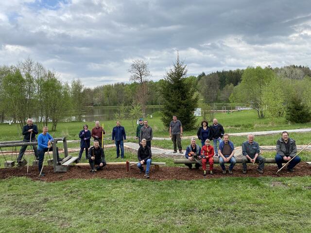 Aktionstag: Motorikpark Weitra auf Vordermann gebracht - Gmünd