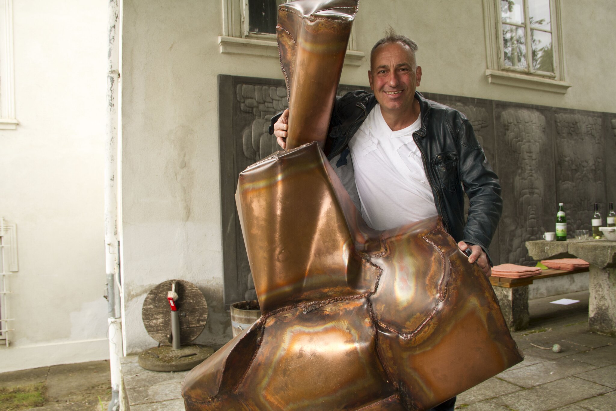 Zwei Künstler aus der Region gaben Einblicke in ihr Kunstschaffen ...