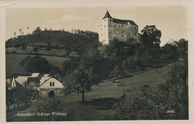 Archiv ...: Damals & Heute - SITTENDORF: Teil 1 Burg Wildegg um 1133 ...